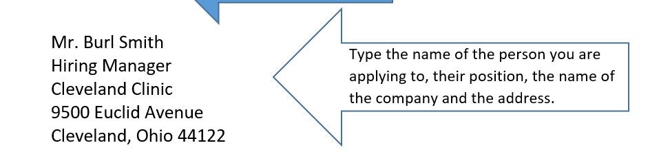 Formatting a Cover Letter - FosterU